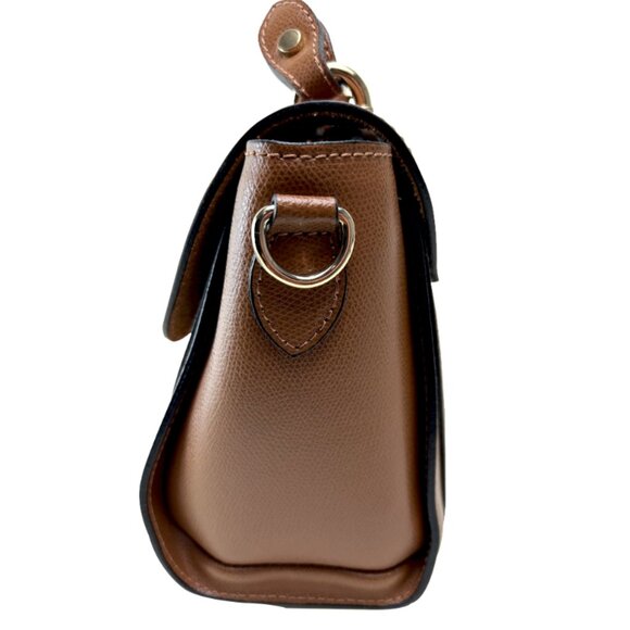 Ivan Troy | Bags | Alya Luxury Wrist Brown Leather Shoulder Bag | Poshmark